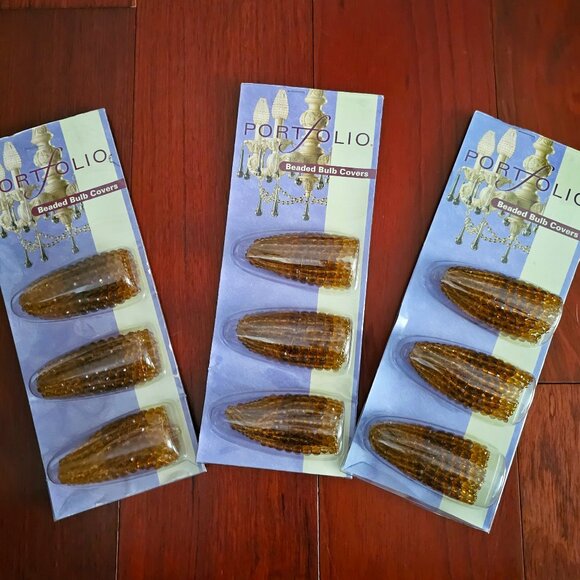portfolio | Accents | Chandelier Beaded Bulb Covers Amber 9 | Poshmark